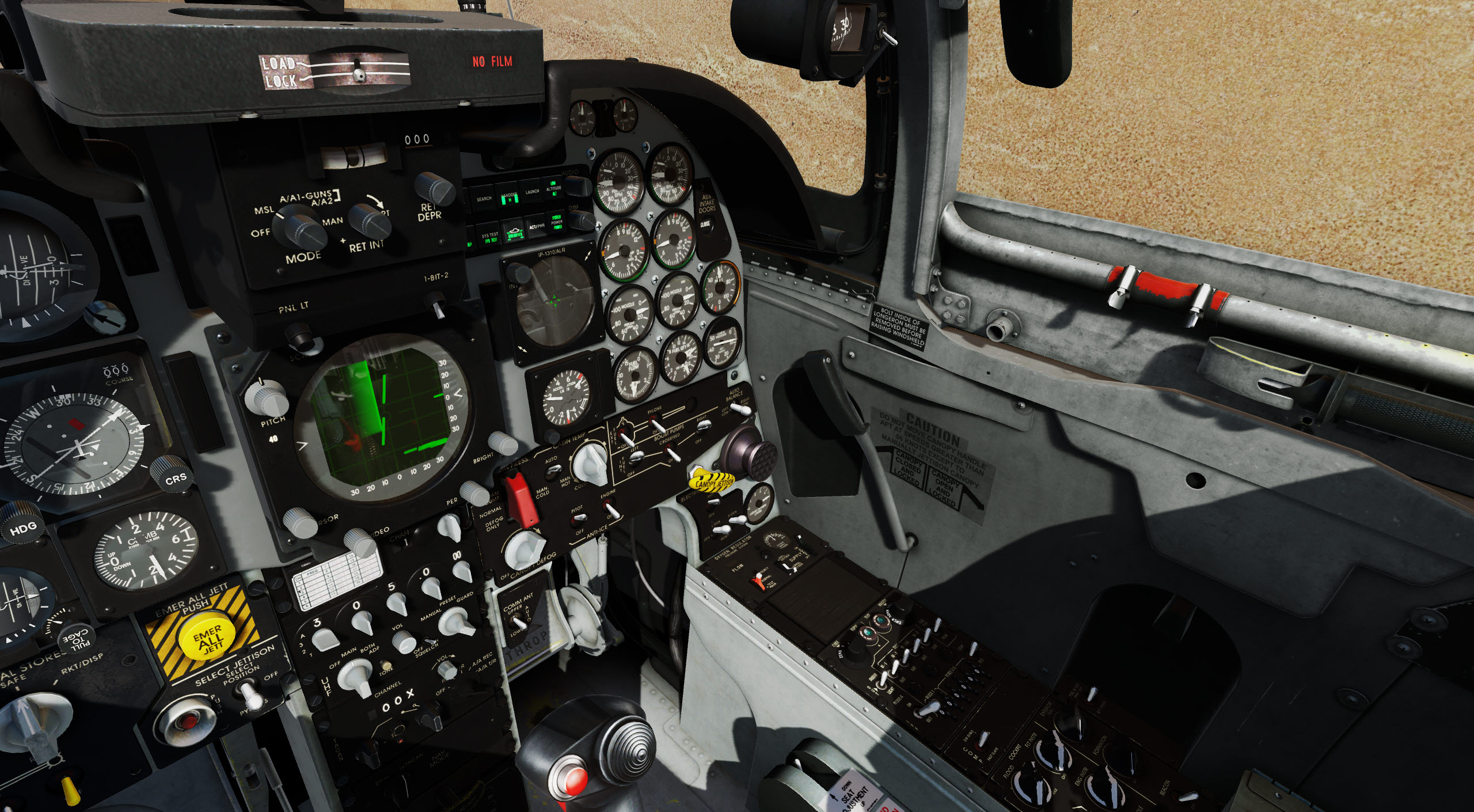 F-5E3 HD Cockpit